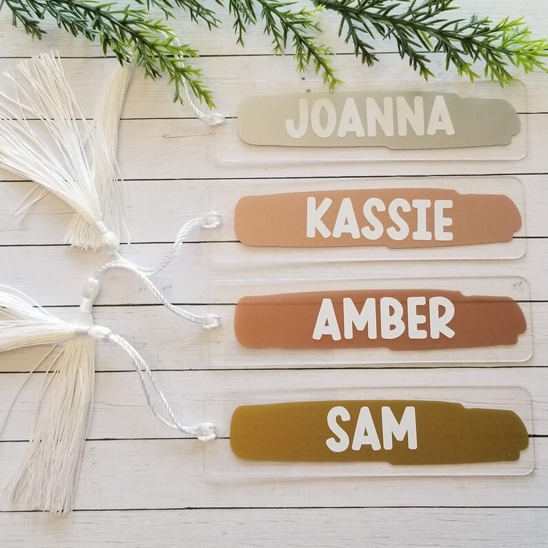 Bookmarks | Names - Etsy