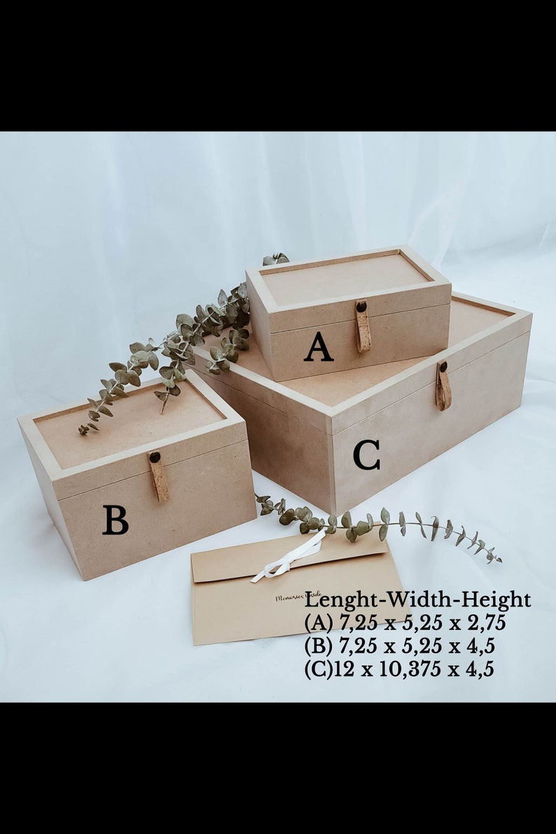 MDF Boxes Lot 50pcs BULK, Premium Wedding Gift for Guests, Quality ...