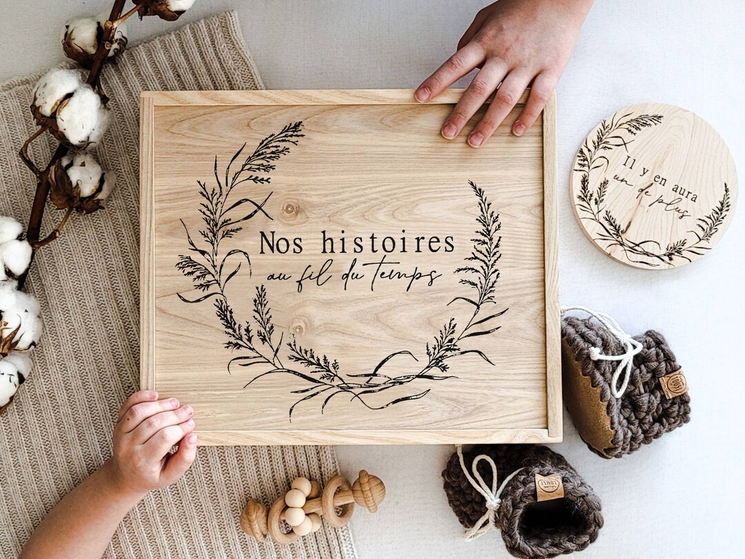 Keepsake Box, Wood Personalized Box, Wooden Memory Box With Lid ...