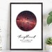 Realistic Customized Star Map, Personalized Star Poster, Night Sky Map ...