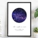 Realistic Customized Star Map, Personalized Star Poster, Night Sky Map ...