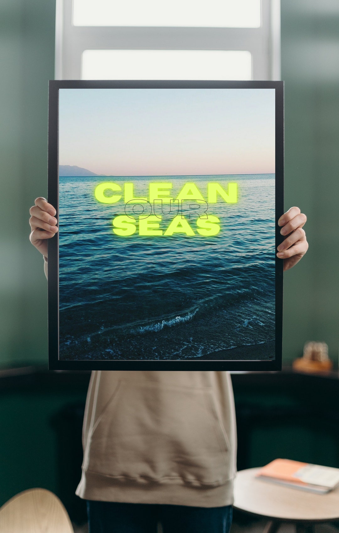 Clean Our Seas Poster - Etsy
