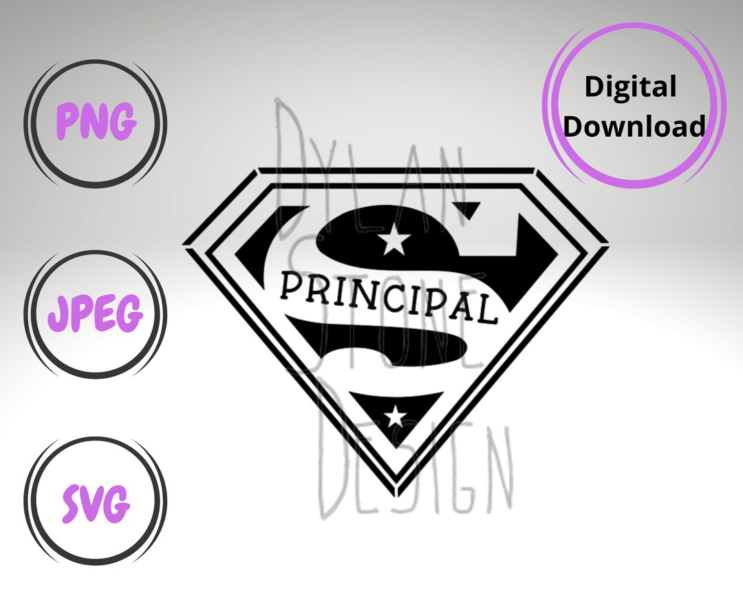 Super Principal - Hero Principal - SVG for Shirt - Principal Shirt ...