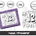 Twelve Typography - SVG - PNG - JPEG - Digital Download - Number Svg ...
