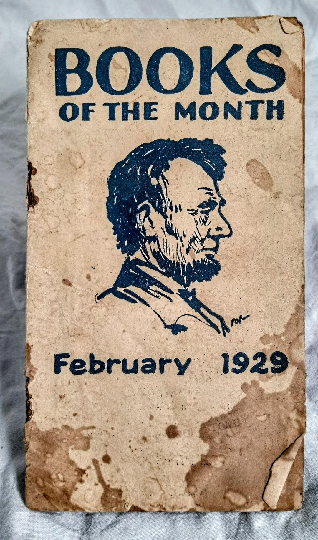 1929 Books of the Month Club Order Pamphlet. - Etsy