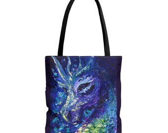 Dragon, Winged Dragon, Dragon Tote Bag, Magical Creatures, Magic ...