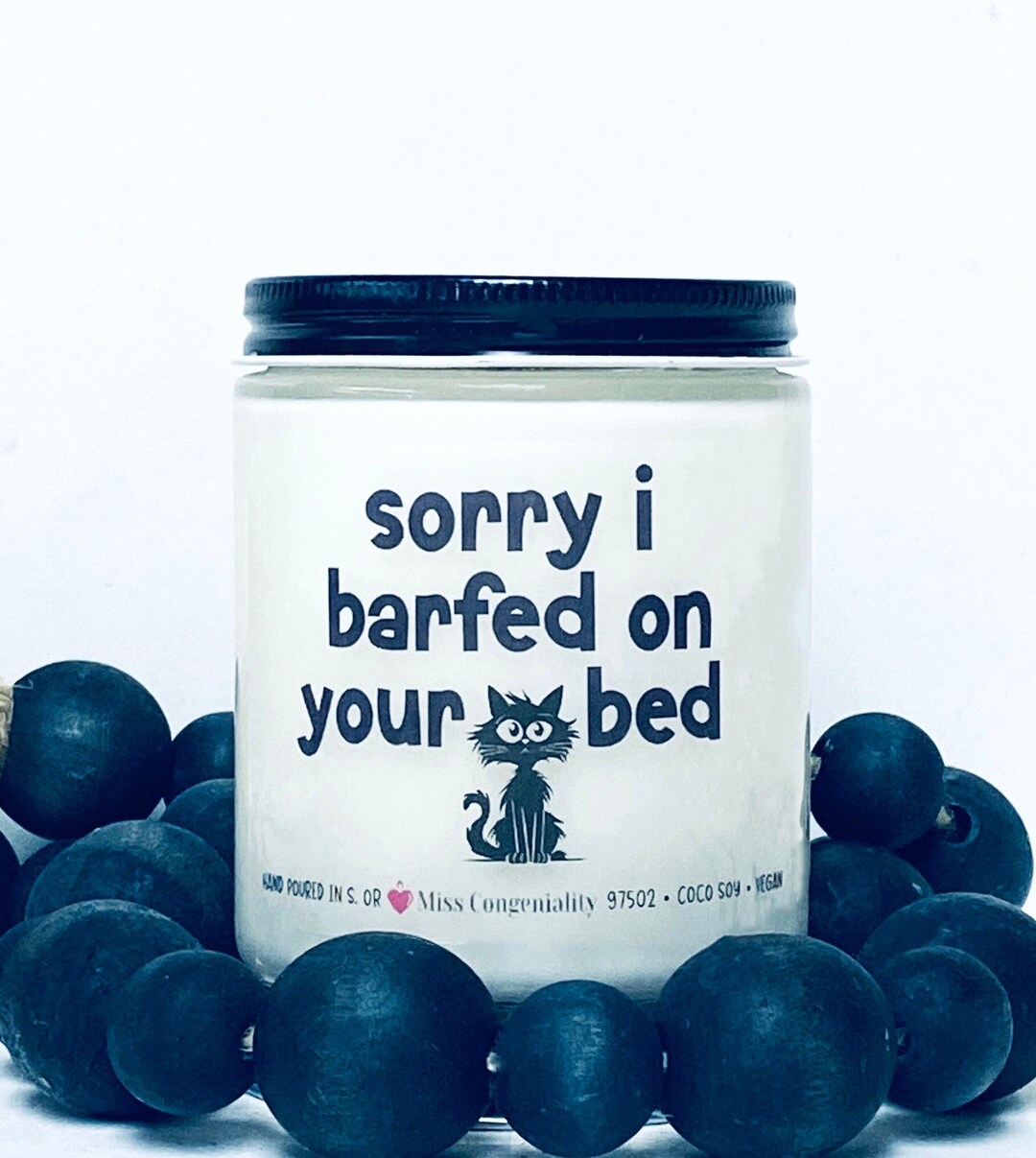 Sorry I Barfed on Your Bed Cat Mom Cat Lover Gift Cat Mama Feline ...