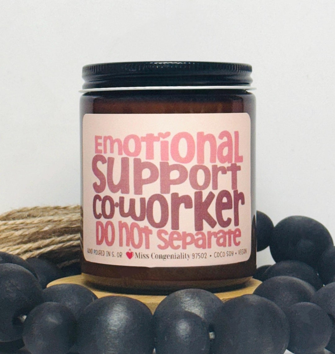 Emotional Support Coworker Do Not Separate | Coworker Bestie | Gift for ...