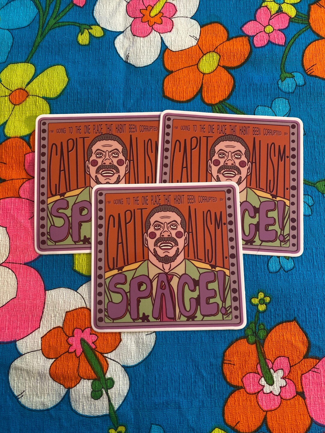 SPACE! Tim Curry 4” Vinyl Sticker - Etsy