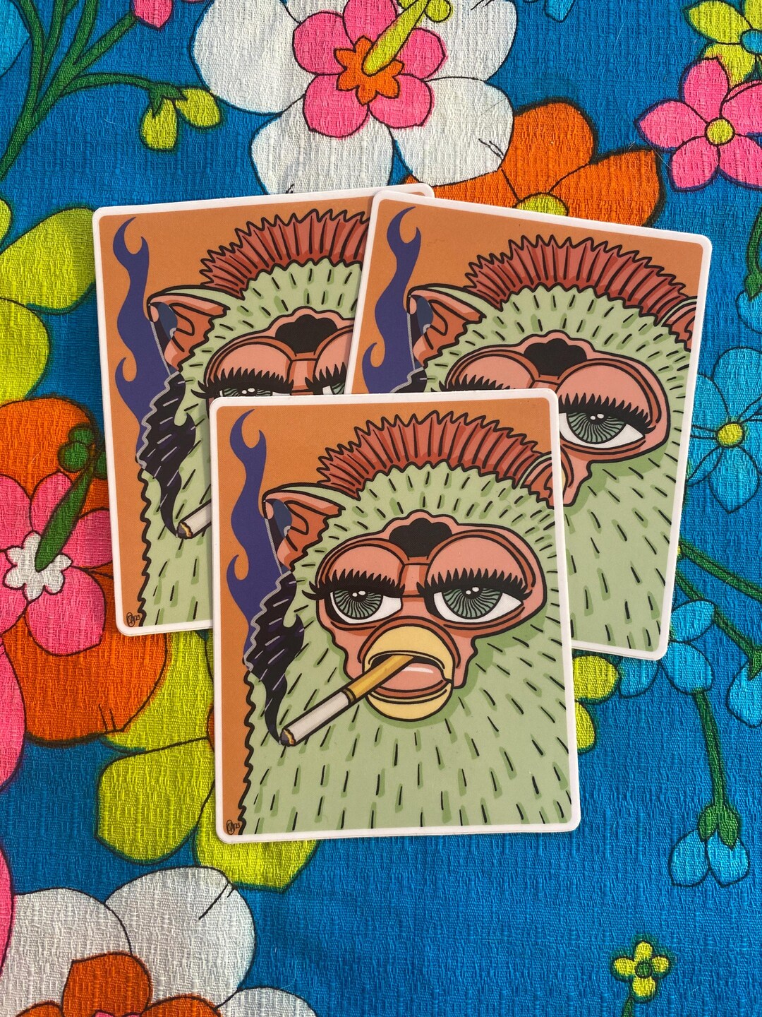 Smoking Furby 4” Vinyl Sticker - Etsy