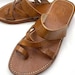 Moroccan Braided Leather Sandals for Women, Moroccan Handmade Leather ...