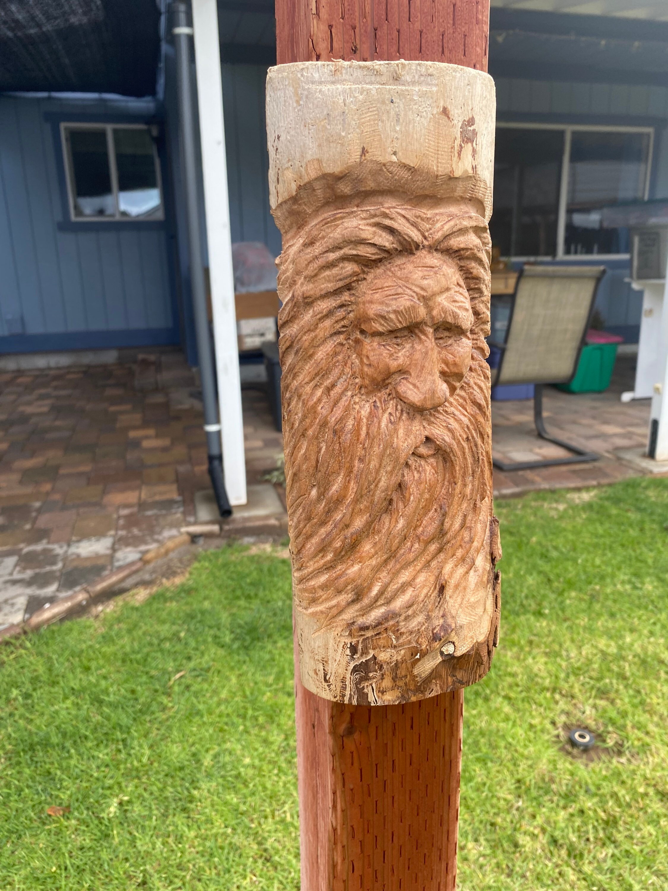 One of a Kind Hand Carved Wood Spirit Sculpture Makes the - Etsy