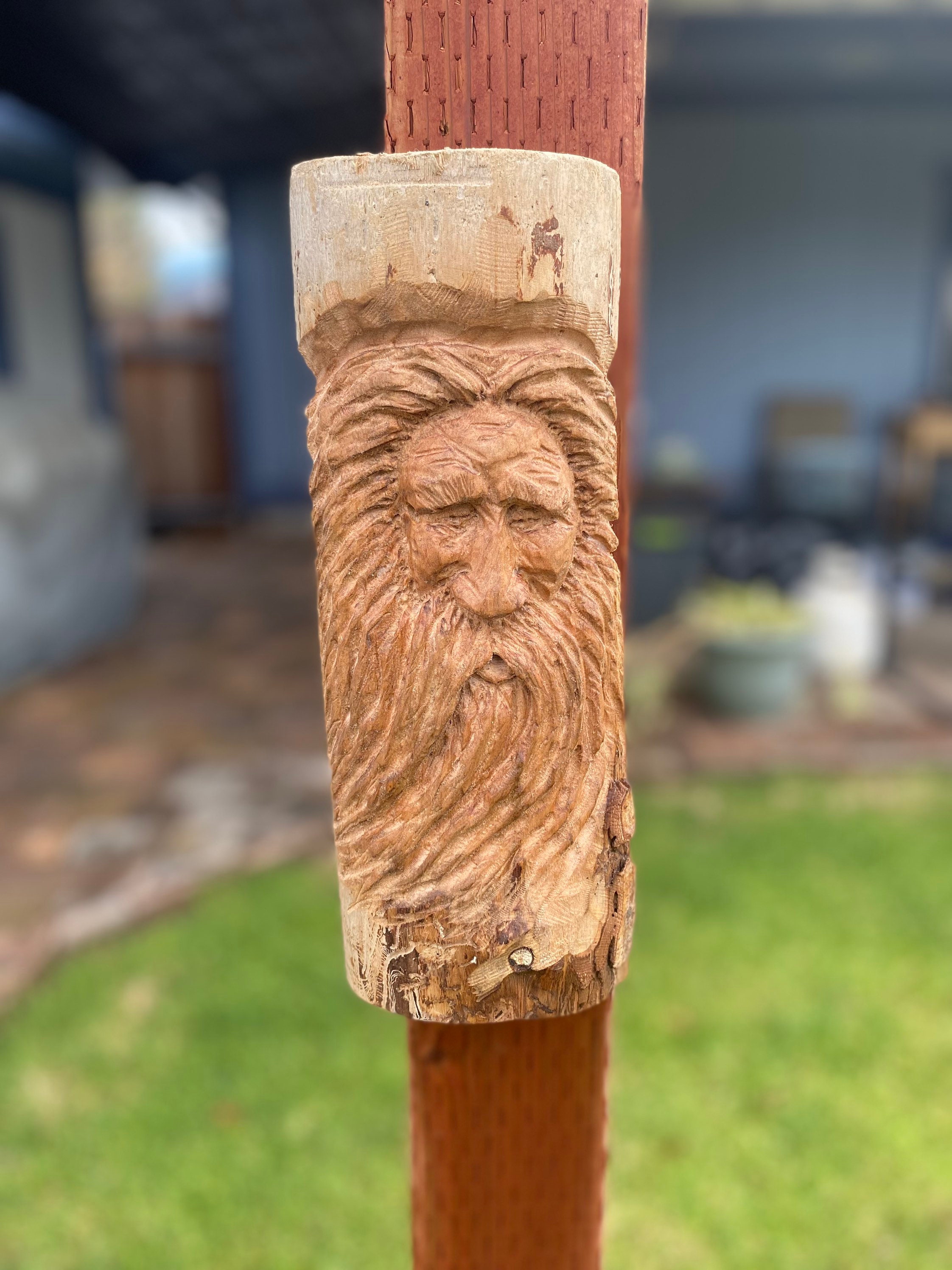 One of a Kind Hand Carved Wood Spirit Sculpture Makes the - Etsy
