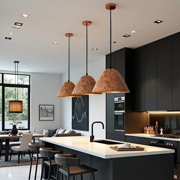 Copper Kitchen Light - Etsy