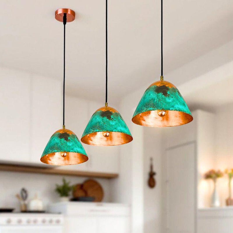 Copper Pendant Light - Etsy