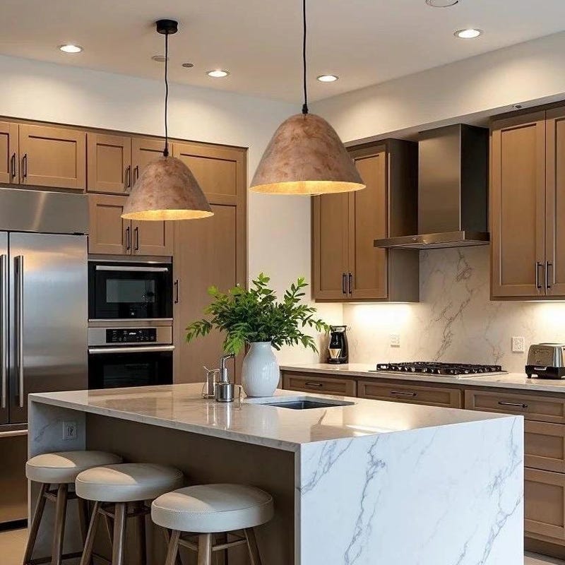 Copper Kitchen Light - Etsy