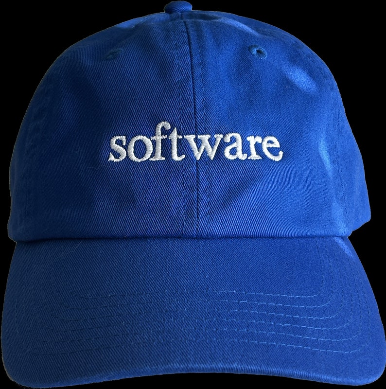 Software Blue Baseball Cap | Normcore | Dad Hat | Windows 98 | Apple ...
