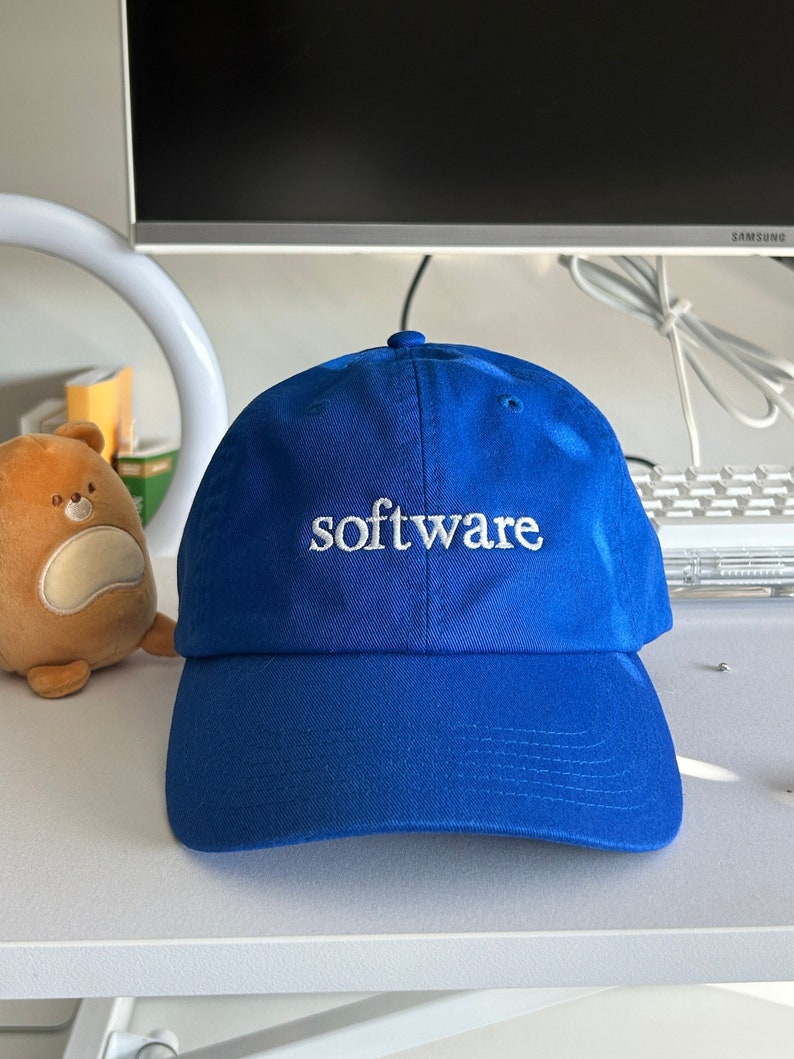 Software Blue Baseball Cap | Normcore | Dad Hat | Windows 98 | Apple ...