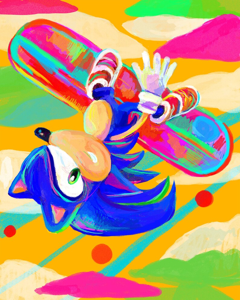 Sonic Adventure 2 Art Poster - Etsy