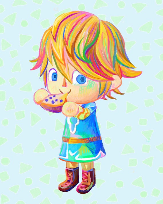 Custom Animal Crossing Digital Portrait - Etsy