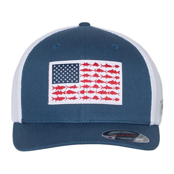 American Flag Hat With Fish - Etsy