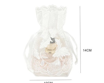 Lace Drawstring Bag | Etsy