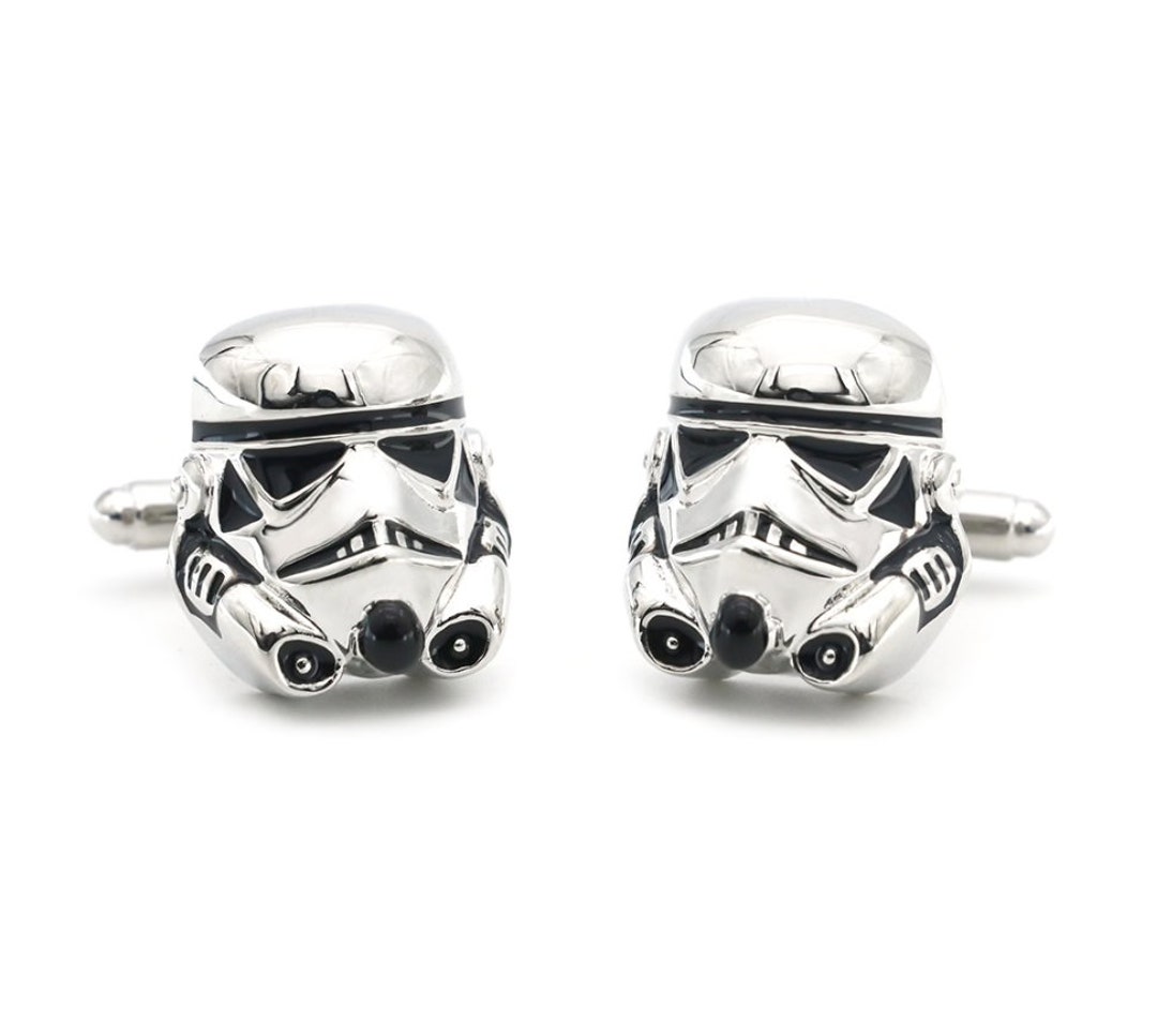 Stormtrooper Cufflinks Star Wars Cufflinks Cufflinks Star - Etsy