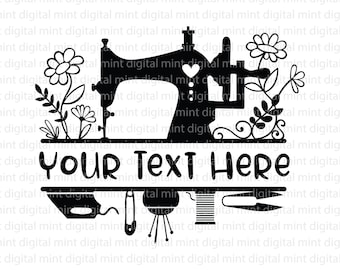 Sewing Cut File Design Sew Svg Sewing Dxf Silhouette Svg File for ...