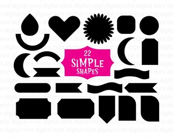 Basic Shapes Svg - Etsy