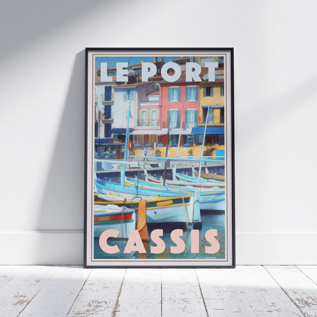 Cassis Poster the Port by Alecse Limited Edition France - Etsy