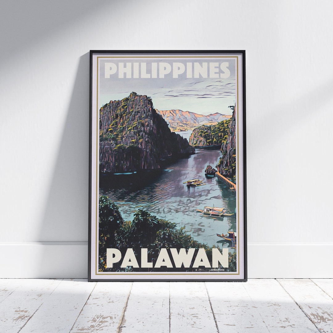 Palawan Poster by Alecse™ Limited Edition Philippines Travel Poster ...