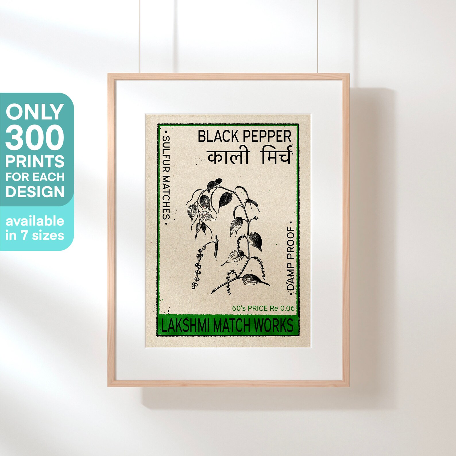 Black Pepper Poster Vintage by Shree X the Great Indian Decor™ - Etsy