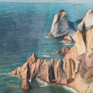 Sintra Poster Cabo Da Roca by Alecse Limited Edition Portugal Travel ...