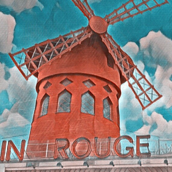 Moulin Rouge Poster Windmill