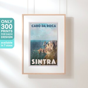 Sintra Poster Cabo Da Roca by Alecse Limited Edition Portugal Travel ...