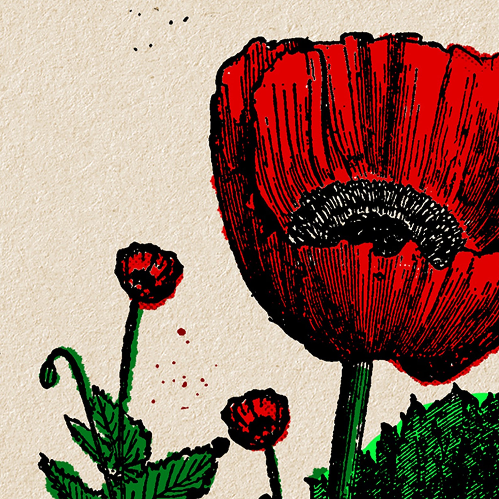 Poppy Poster by Shree the Great Indian Decor™ Limited | Etsy