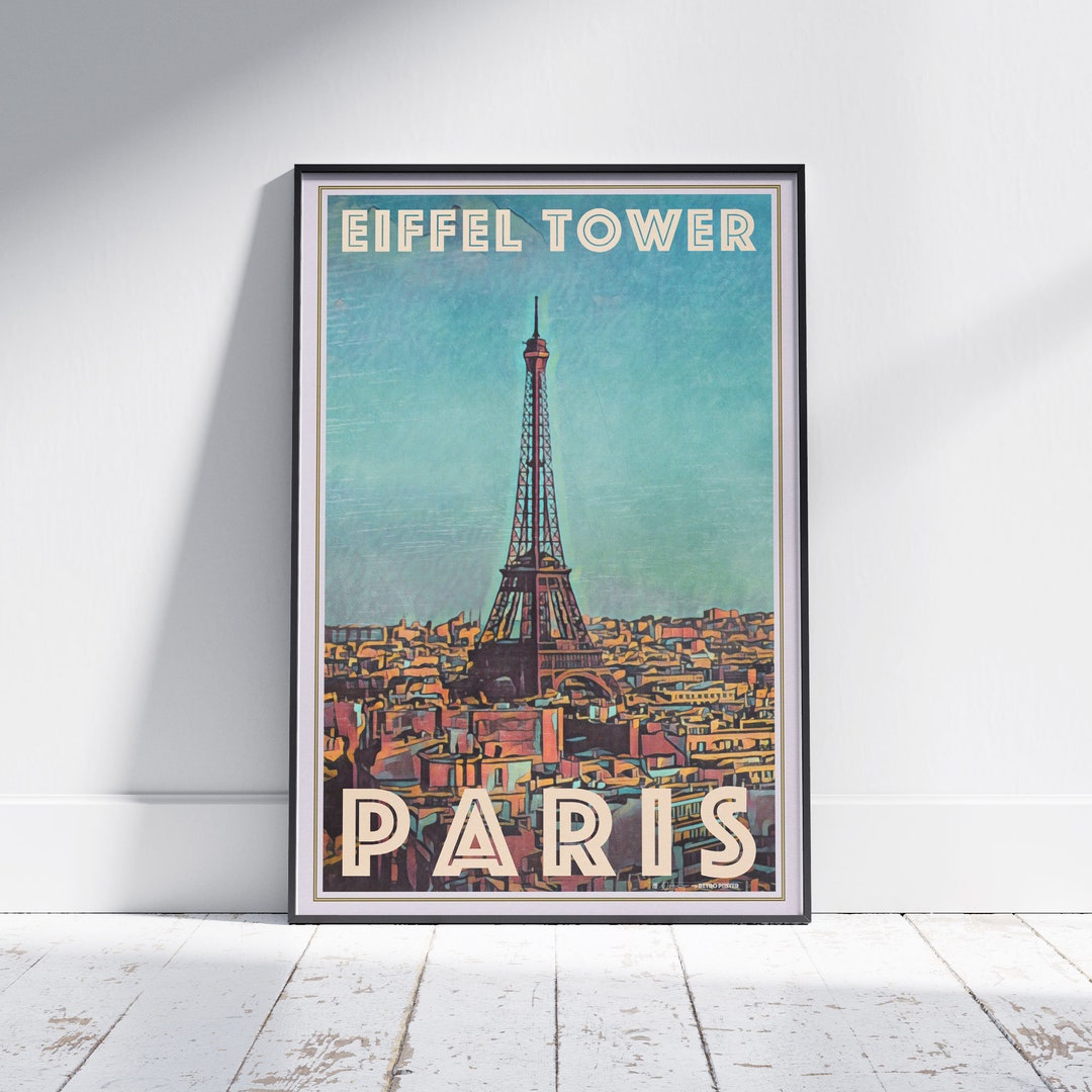 Eiffel Tower Poster Paris by Alecse | Limited Edition Paris Travel ...