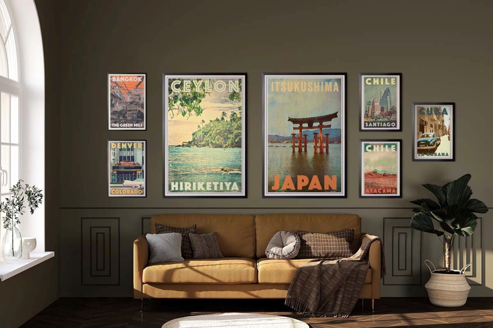 Kandy Poster Temple of the Tooth by Alecse Limited to 300 | Etsy