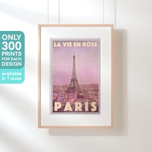 Paris Poster Life in Pink by Alecse Limited Edition France Travel ...