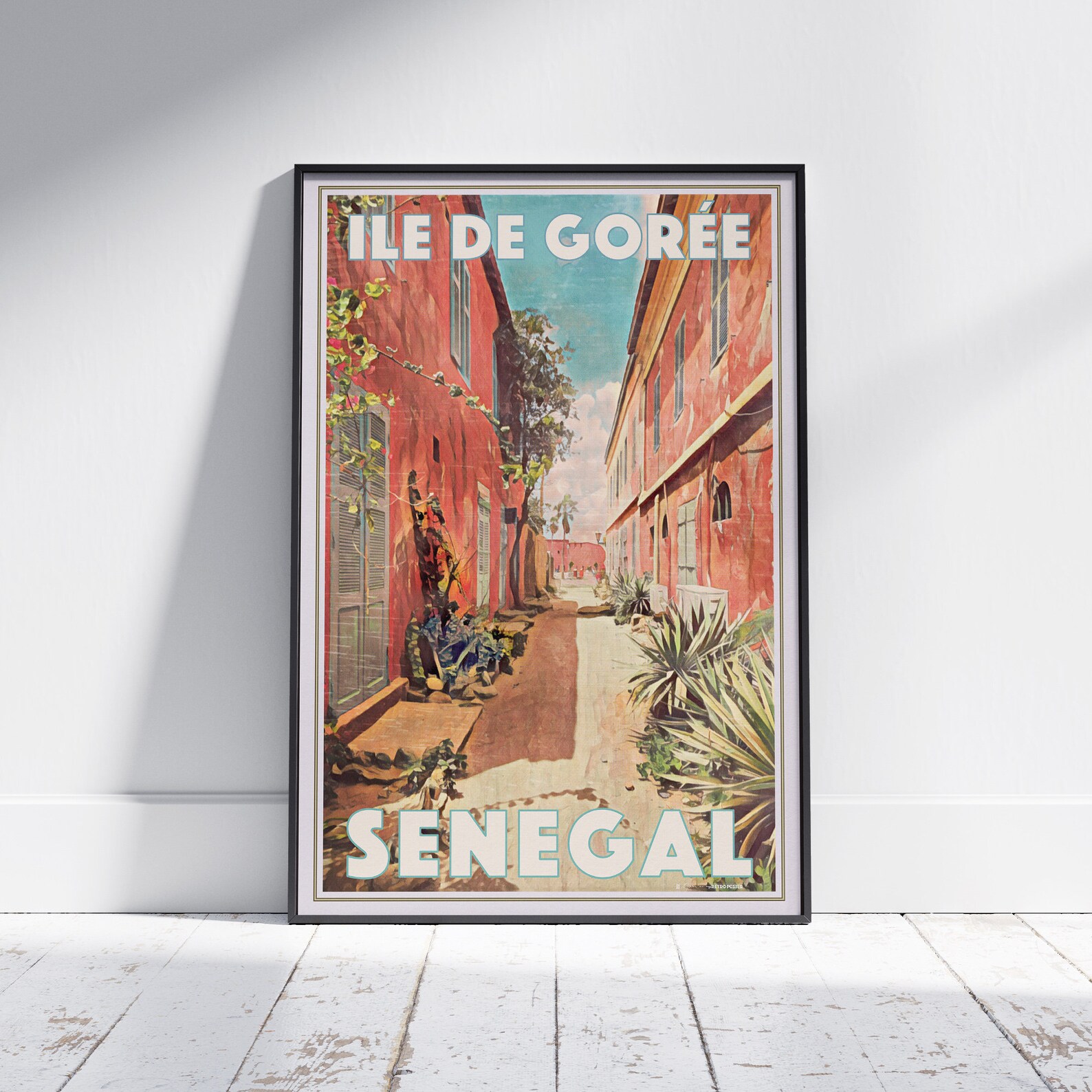 Senegal Poster Gorée Island by Alecse Limited Edition - Etsy