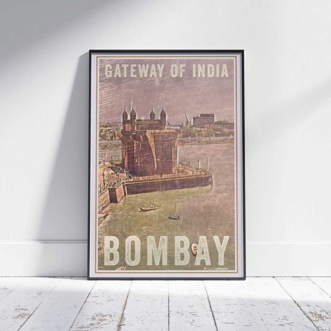 Mumbai Poster Gateway of India by Alecse Limited Edition India Travel ...