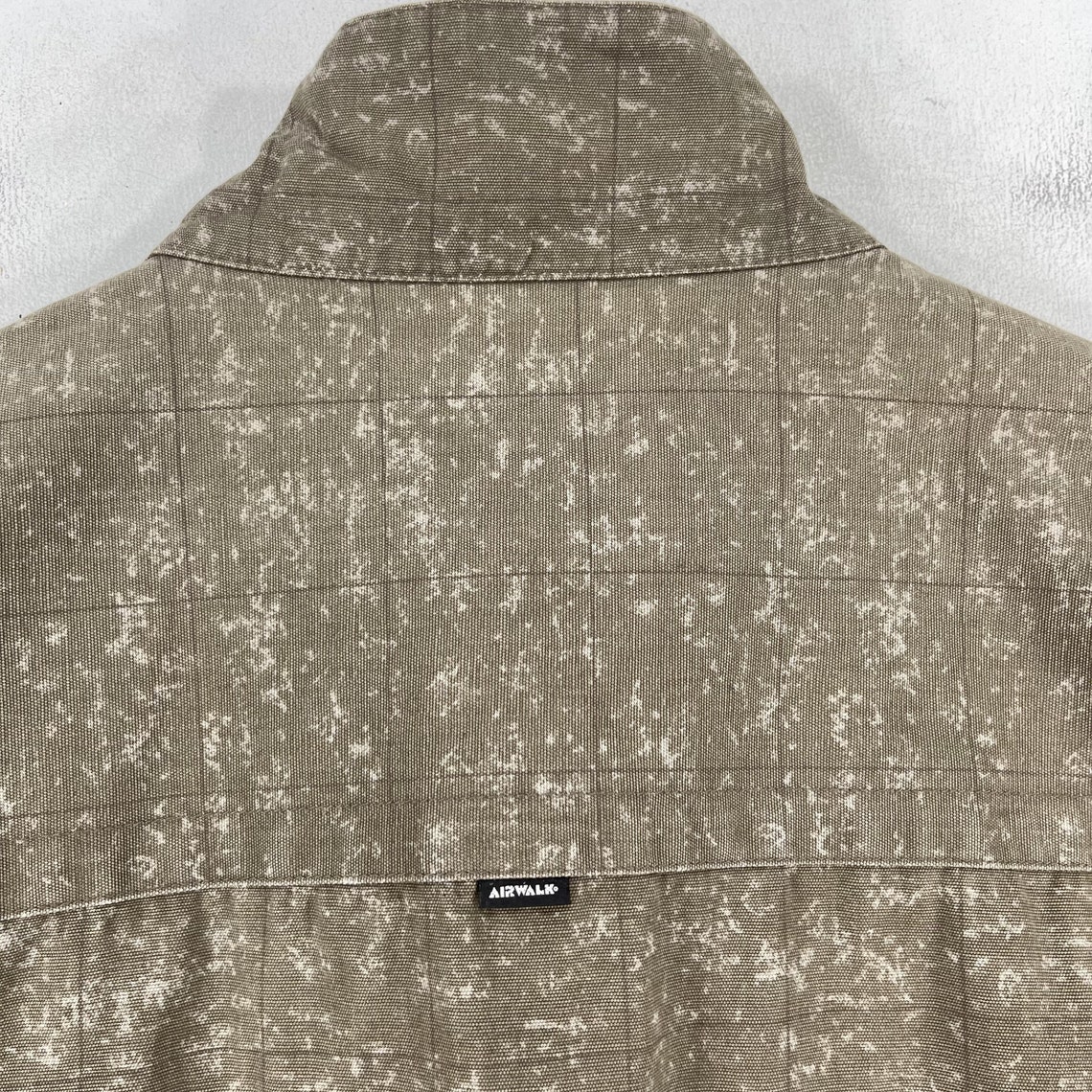 Vintage 90's AIRWALK Denim Jacket Zipper Xlarge Airwalk Workwear Casual ...