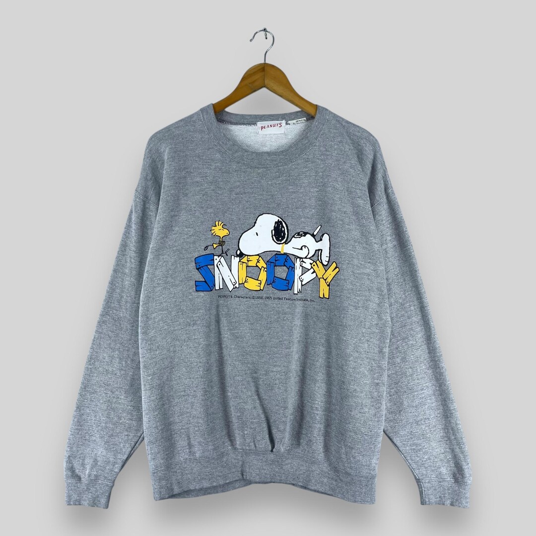 Vintage 90's SNOOPY Cartoon Crewneck Sweatshirt Medium Snoopy Joe Cole ...