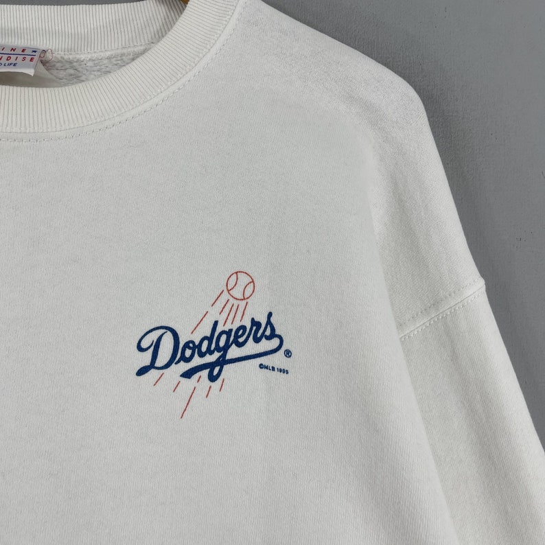 Vintage 1990s HIDEO NOMO Dodgers Mlb Sweatshirt Crewneck Medium Los Angeles Dodgers Spellout ...