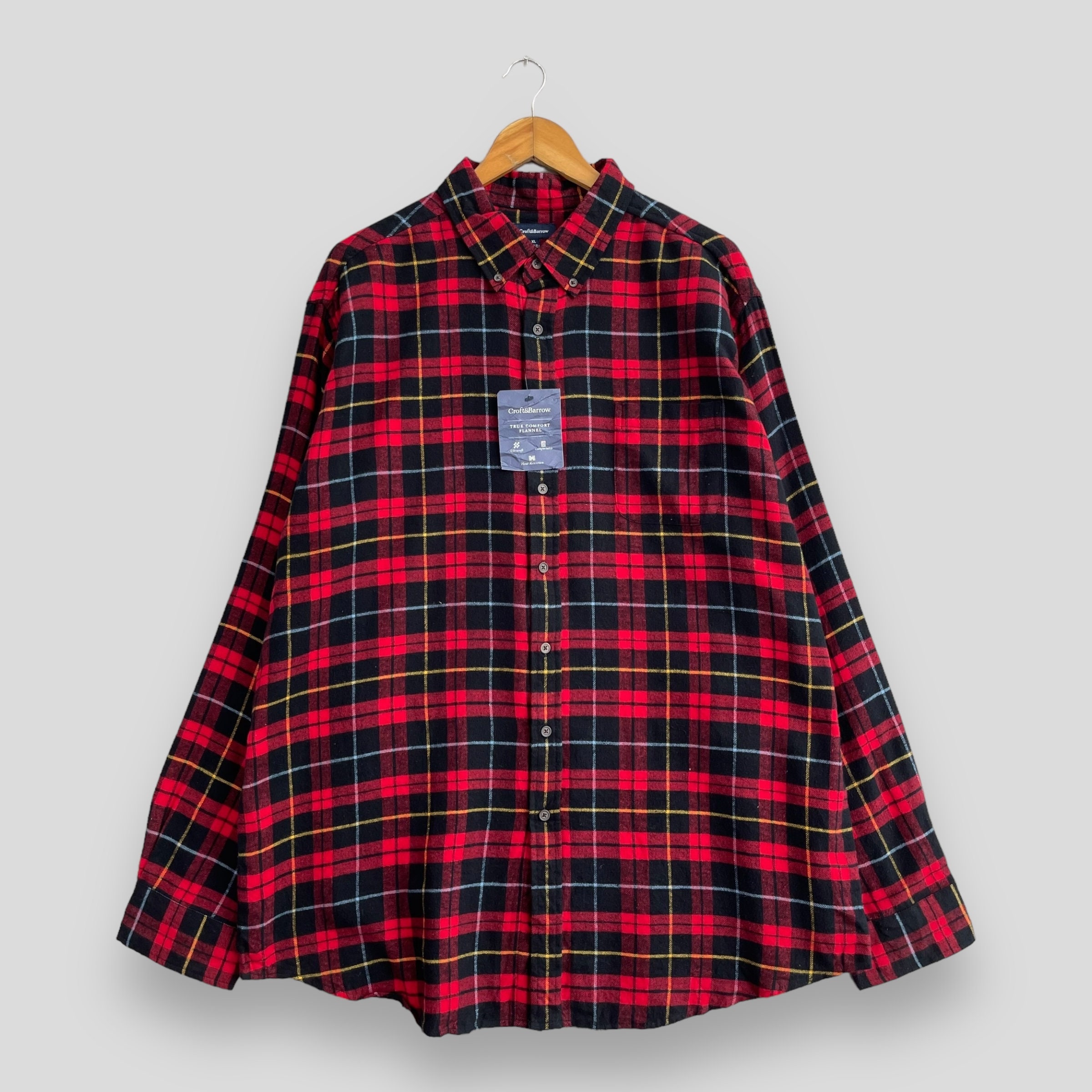 Vintage Y2K Checkered Flannel Shirt Xlarge Plaid Tartan Multicolor ...