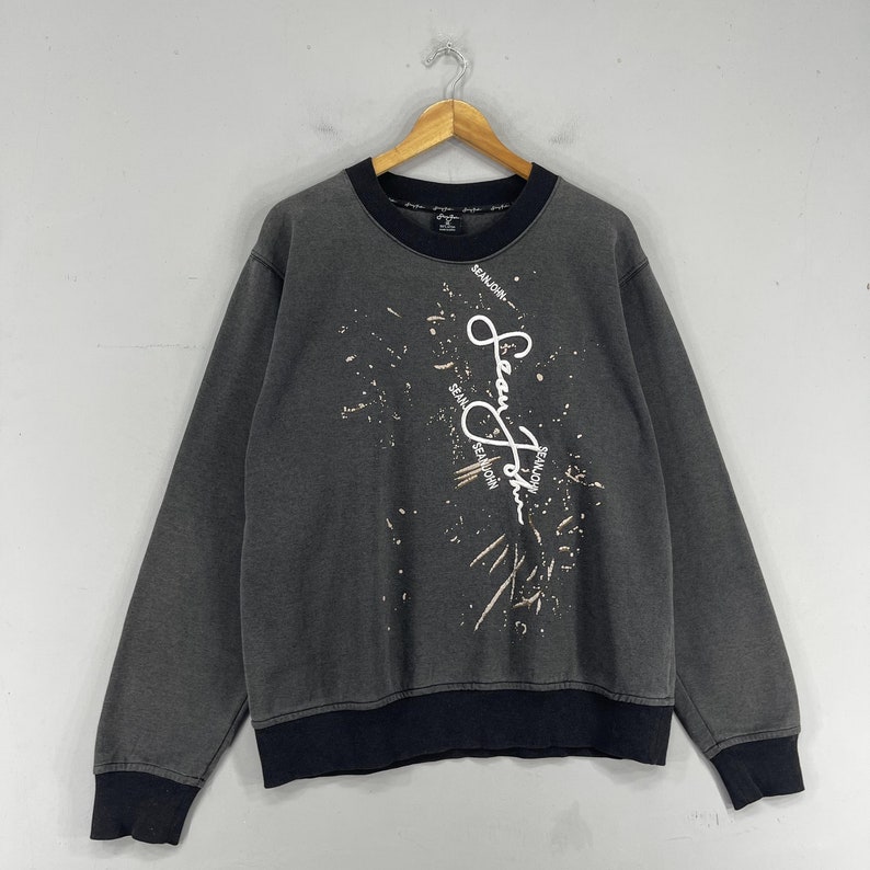 SEAN JOHN Hip Hop Crewneck Sweatshirt Medium Vintage 1990s Sean John ...