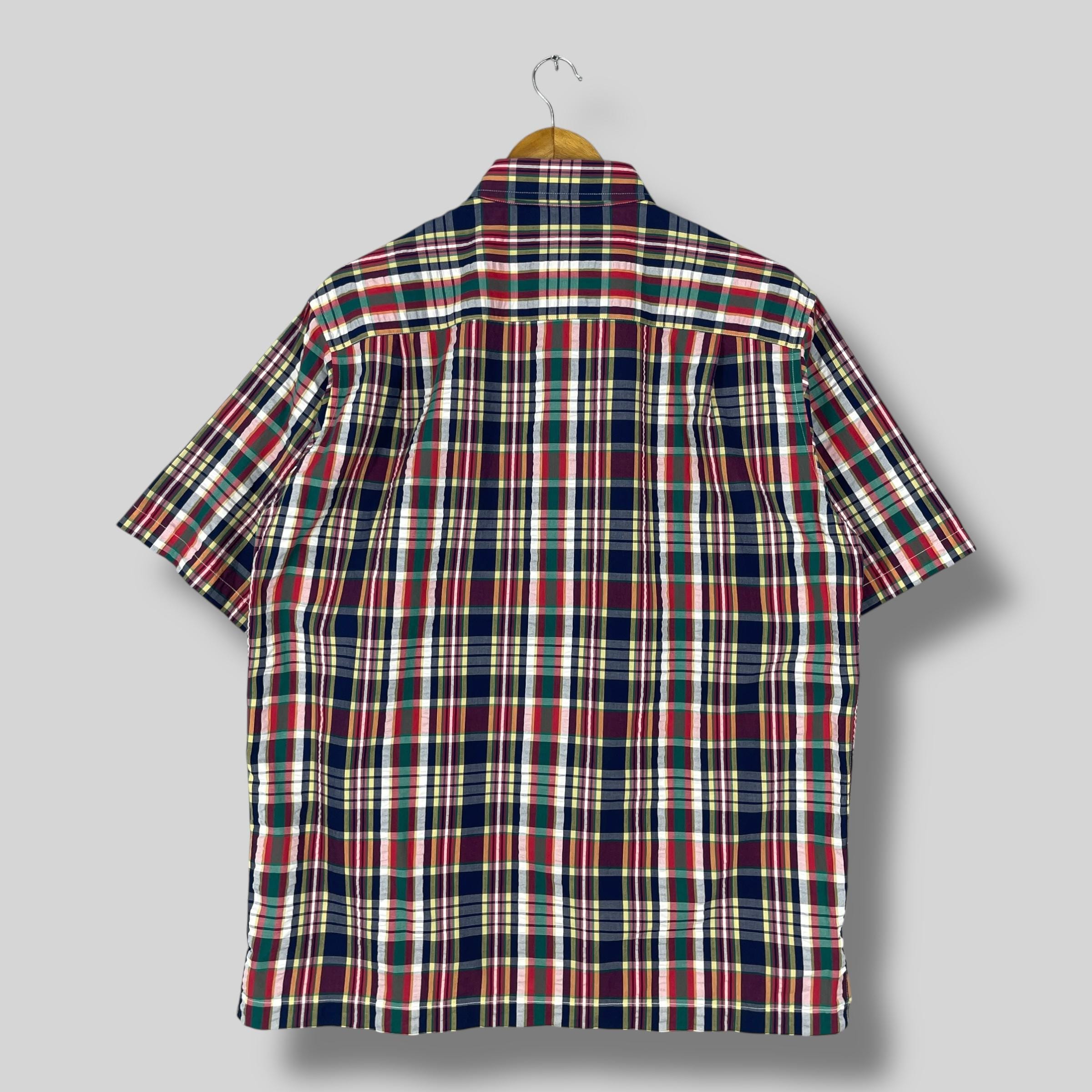 SIMPLE LIFE Checkered Flannel Shirt Large Plaid Checkered Tartan ...