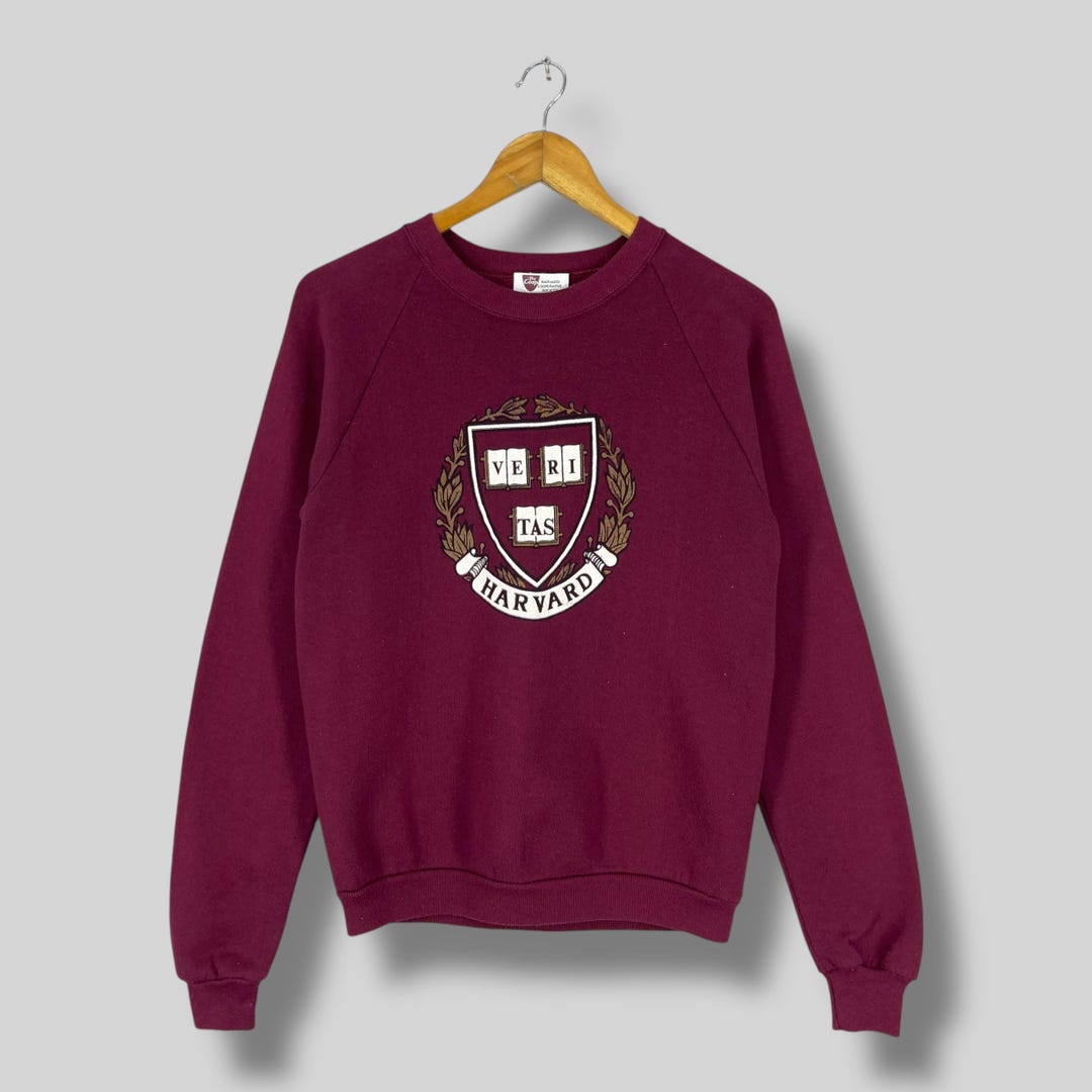 Vintage 1990s HARVARD UNIVERSITY Crewneck Sweatshirt Medium Harvard ...