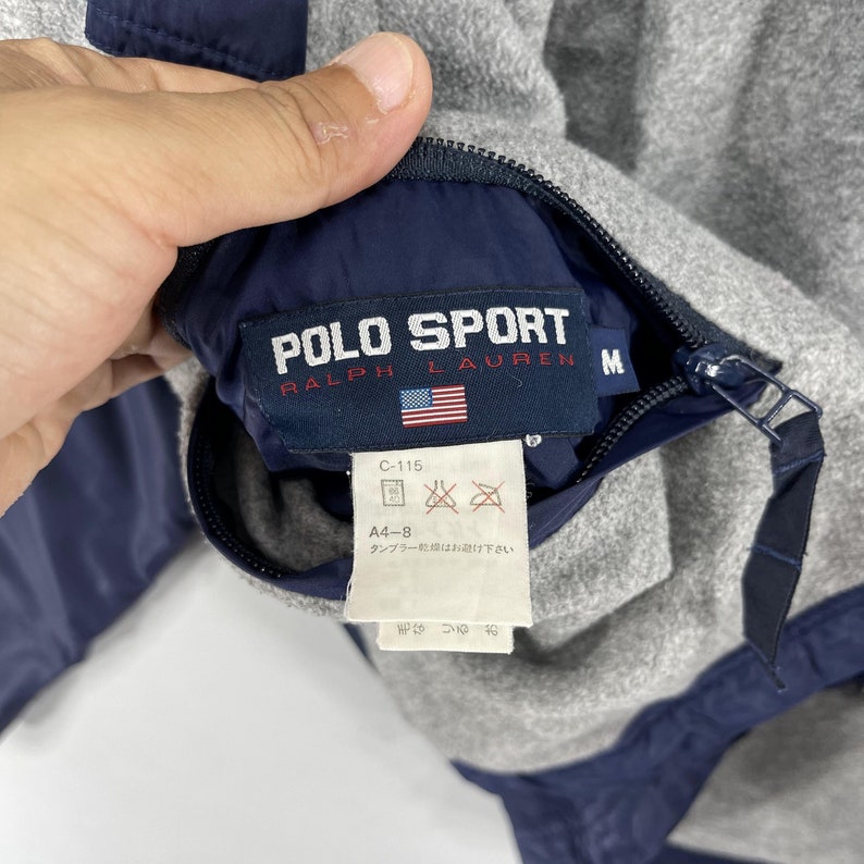 Vintage POLO SPORT Reversible Jacket Medium 1990 Ralph Lauren ...