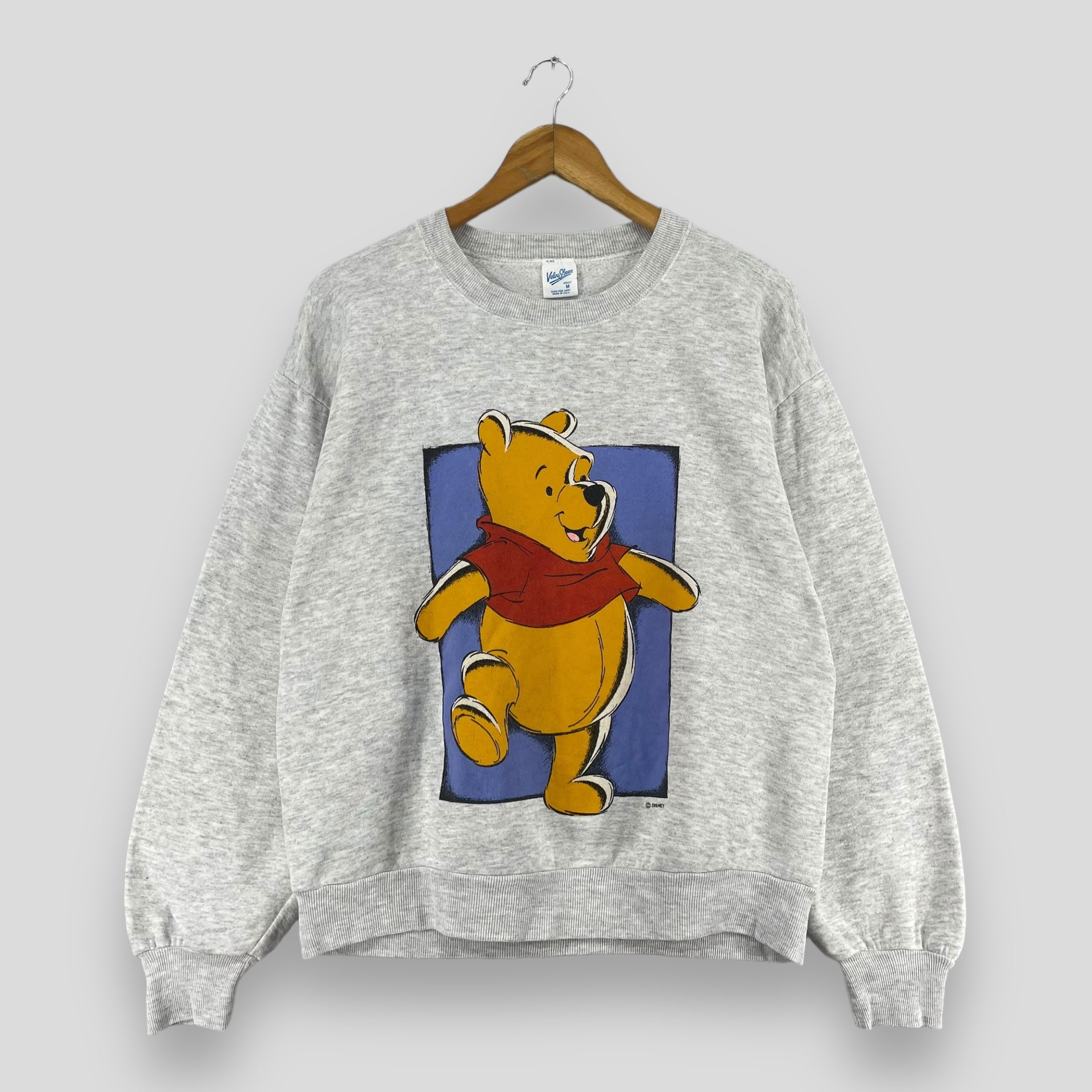 Vintage 1990s WINNIE THE POOH Crewneck Sweatshirt Medium Velva Sheen ...